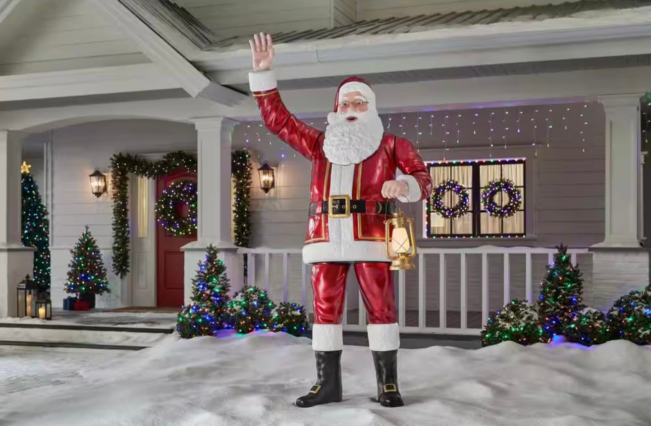 8 ft. Giant LED Santa Yard Decoration | Merry and Spooky