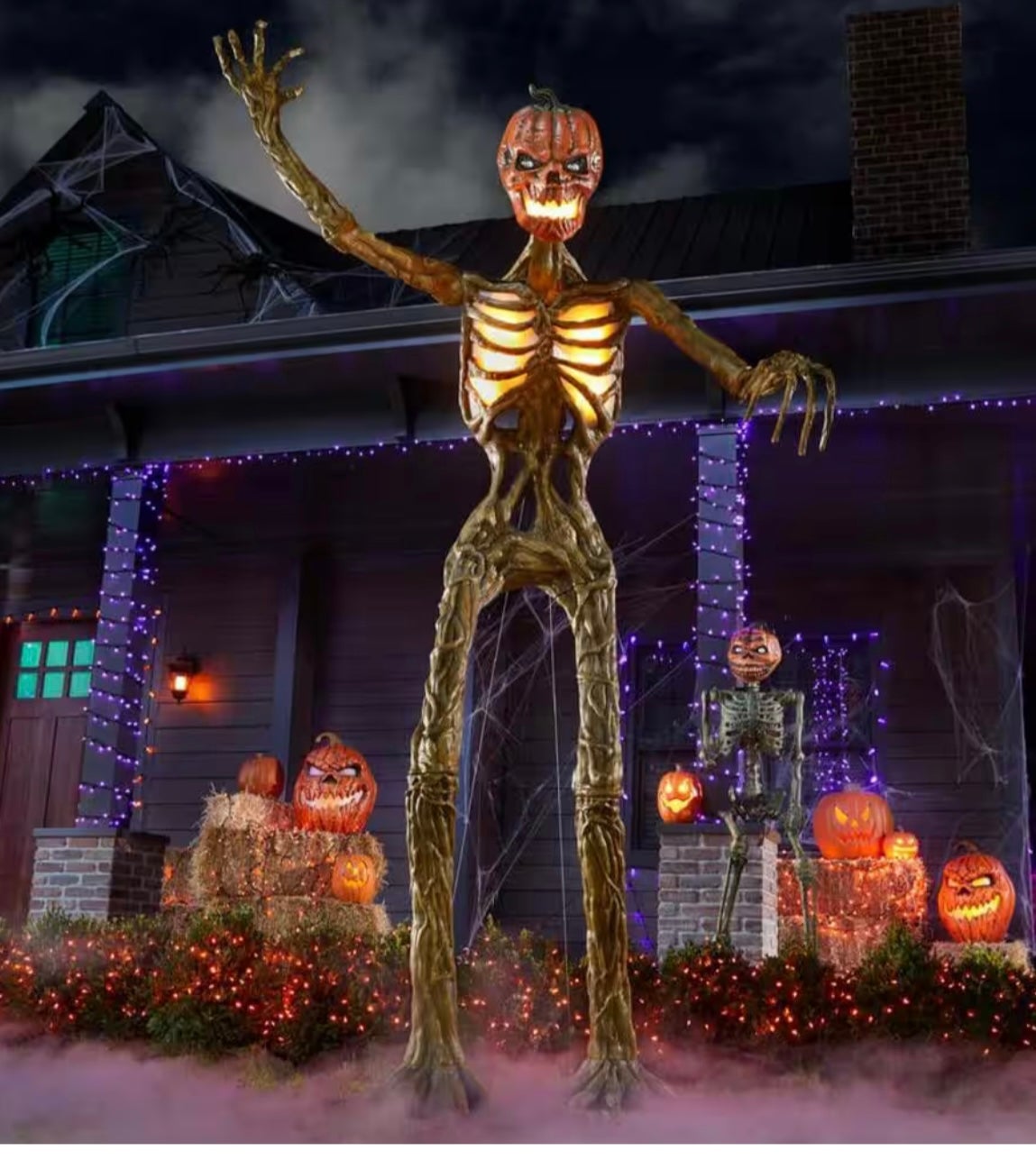 12 Ft. Pumpkin Inferno King | Merry and Spooky