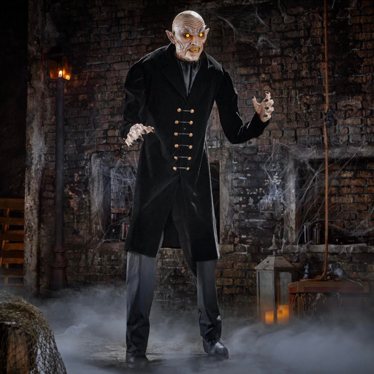 7 ft. Animated LED Victorian Vampire | Merry and Spooky