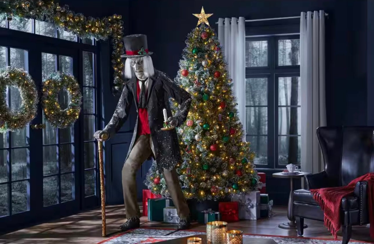 6 ft. Animated Scrooge | Merry and Spooky